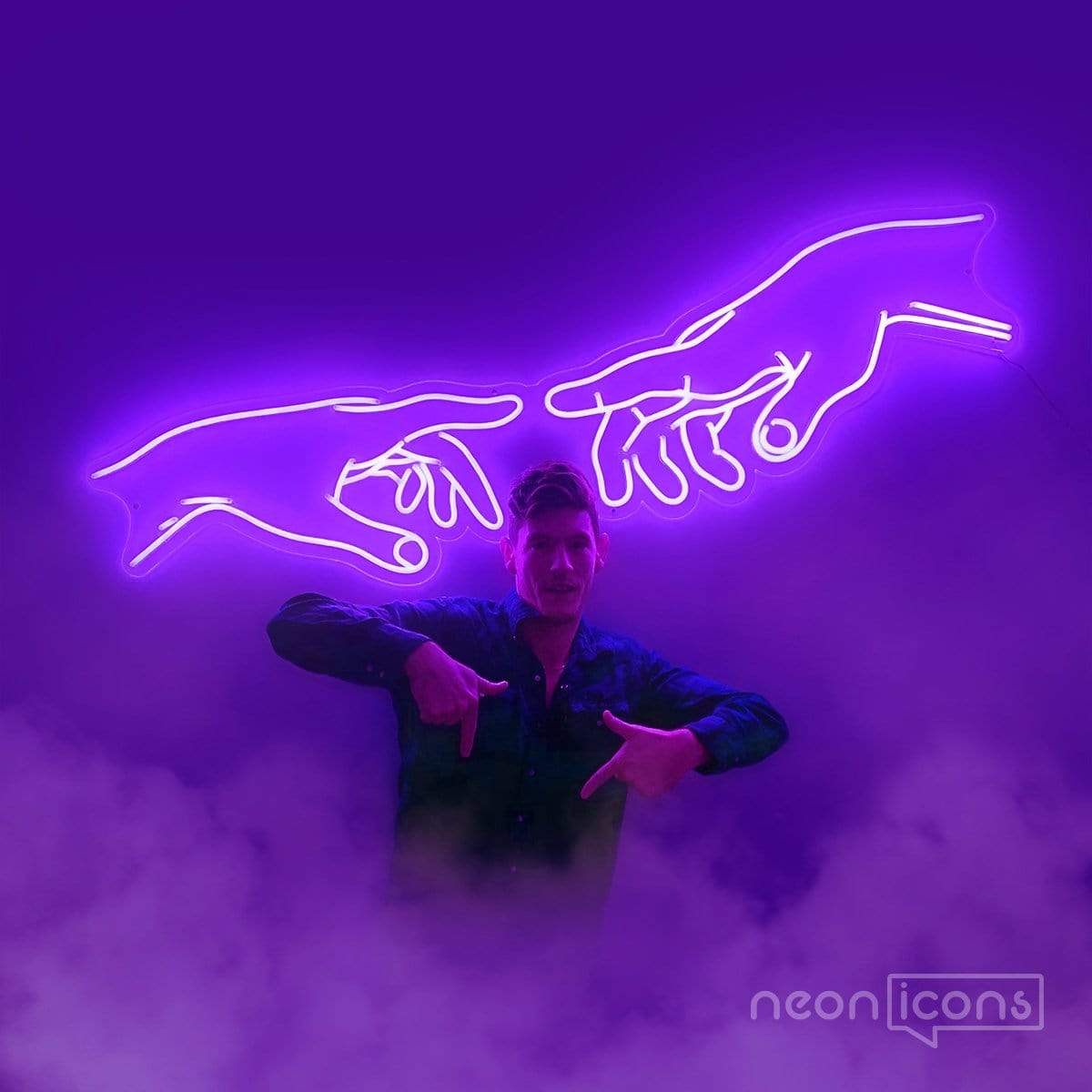 "The Creation of Adam" Neon Sign – Neon Icons